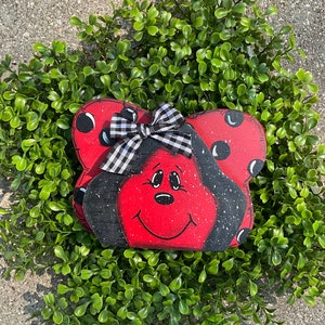 Ladybug Decor, Bee Decor, Wood Ladybug, Wood Bee, Summer Decor, Garden ...