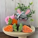 Wood Bunny With Glasses Nerdy Bunny Brainy Bunny Easter - Etsy
