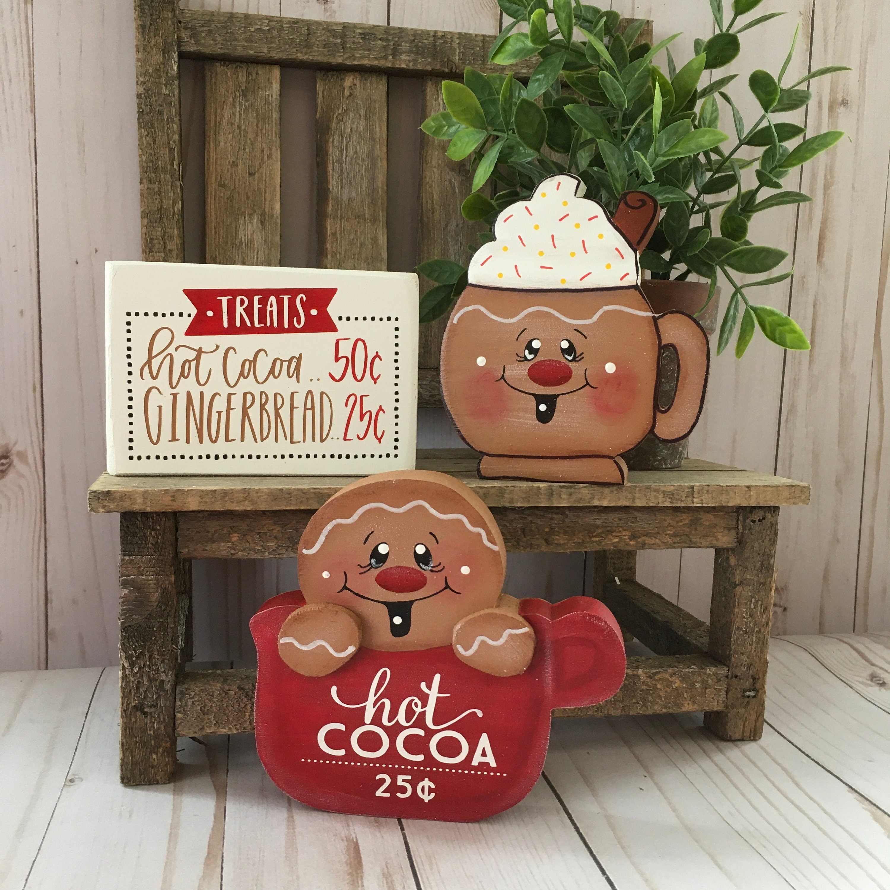 Gingerbread Decor Gingerbread Tiered Tray Gingerbread Shelf - Etsy