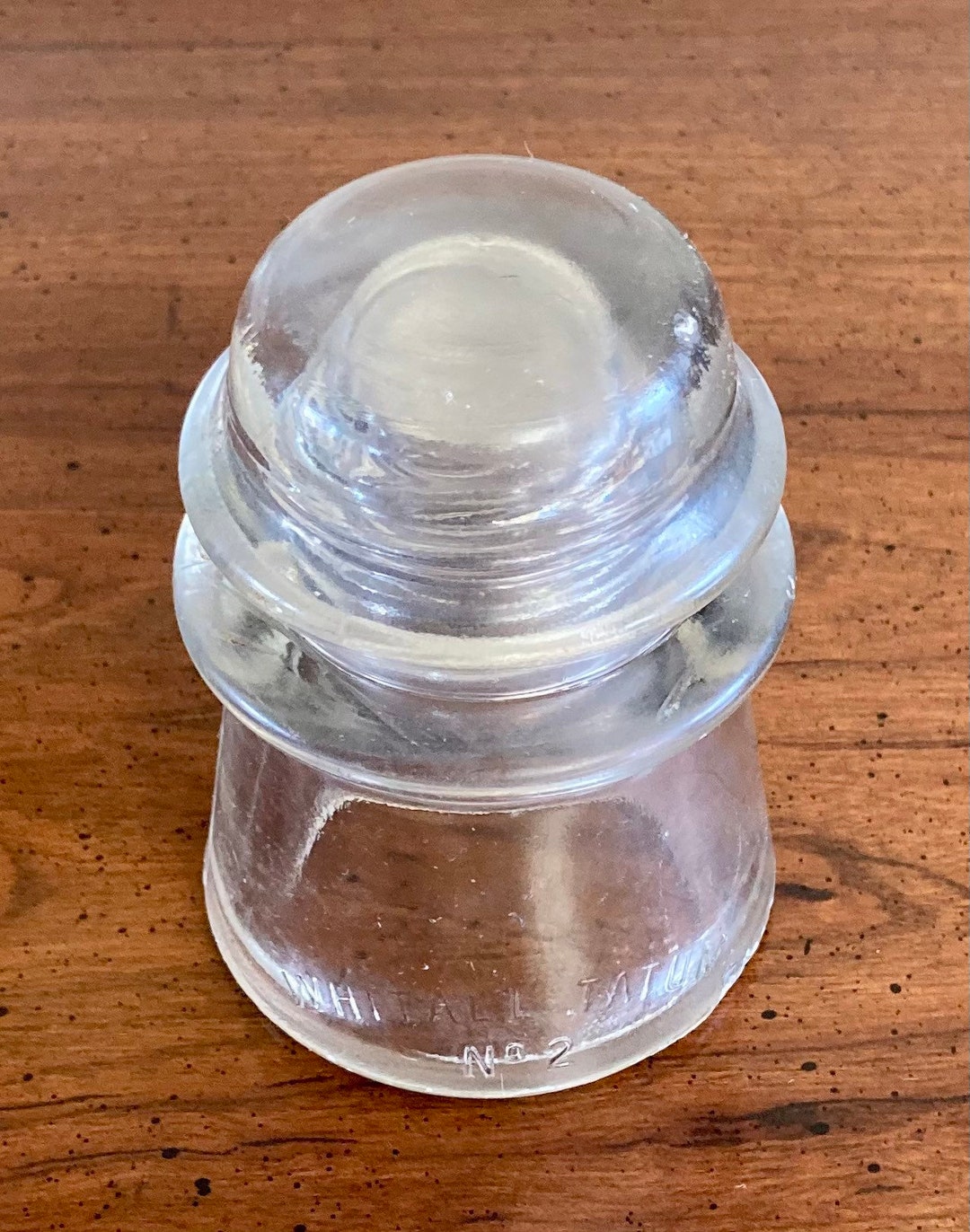 Vintage Whitehall Tatum No. 2 Clear Glass Insulator - Power Line ...