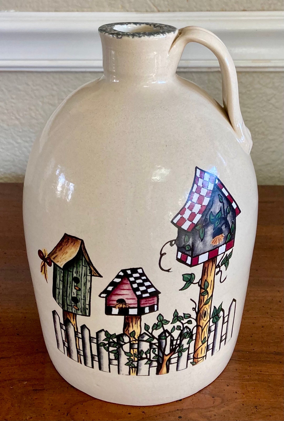 Vintage Casey Pottery Hand-made Stoneware Jug 1986 - Etsy