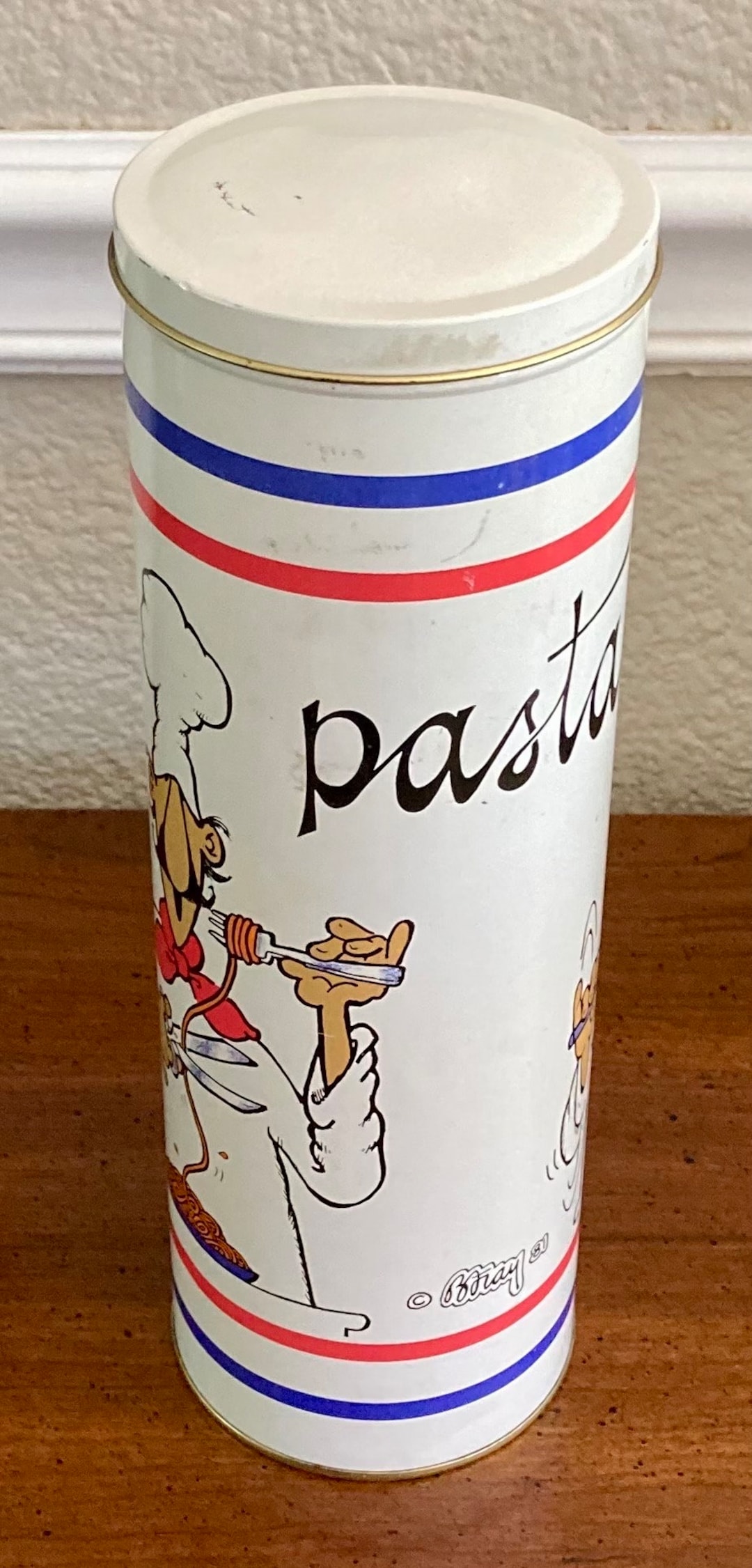 Vintage Daher Pasta Spaghetti Canister - B. Fray - England - 1981 - Etsy