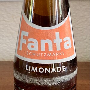 Vintage 1971 .35L Fanta Limonade Amber Glass Bottle - Schutzmarke ...
