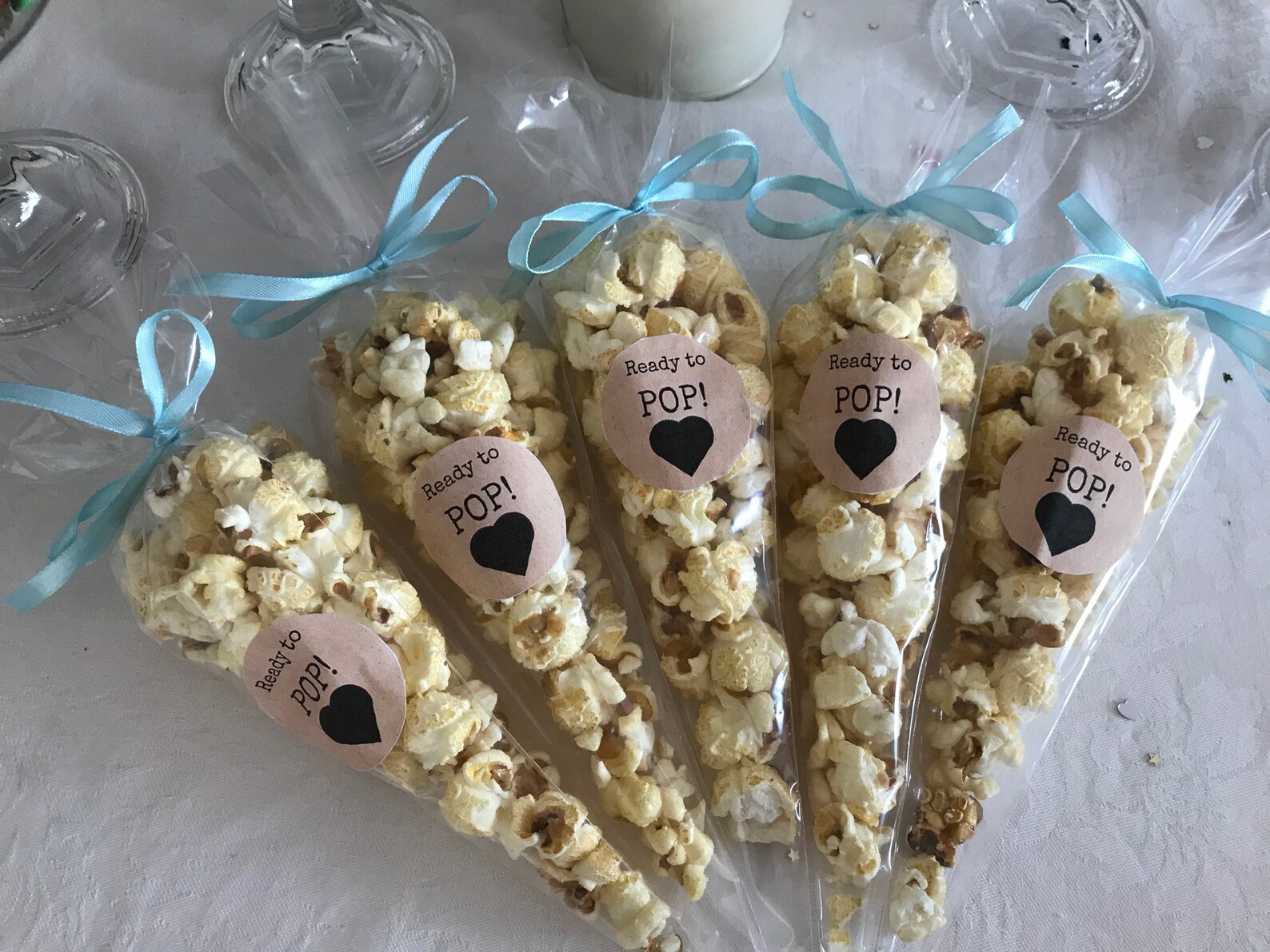 Ready to Pop Baby Shower Popcorn Cones X10 - Etsy