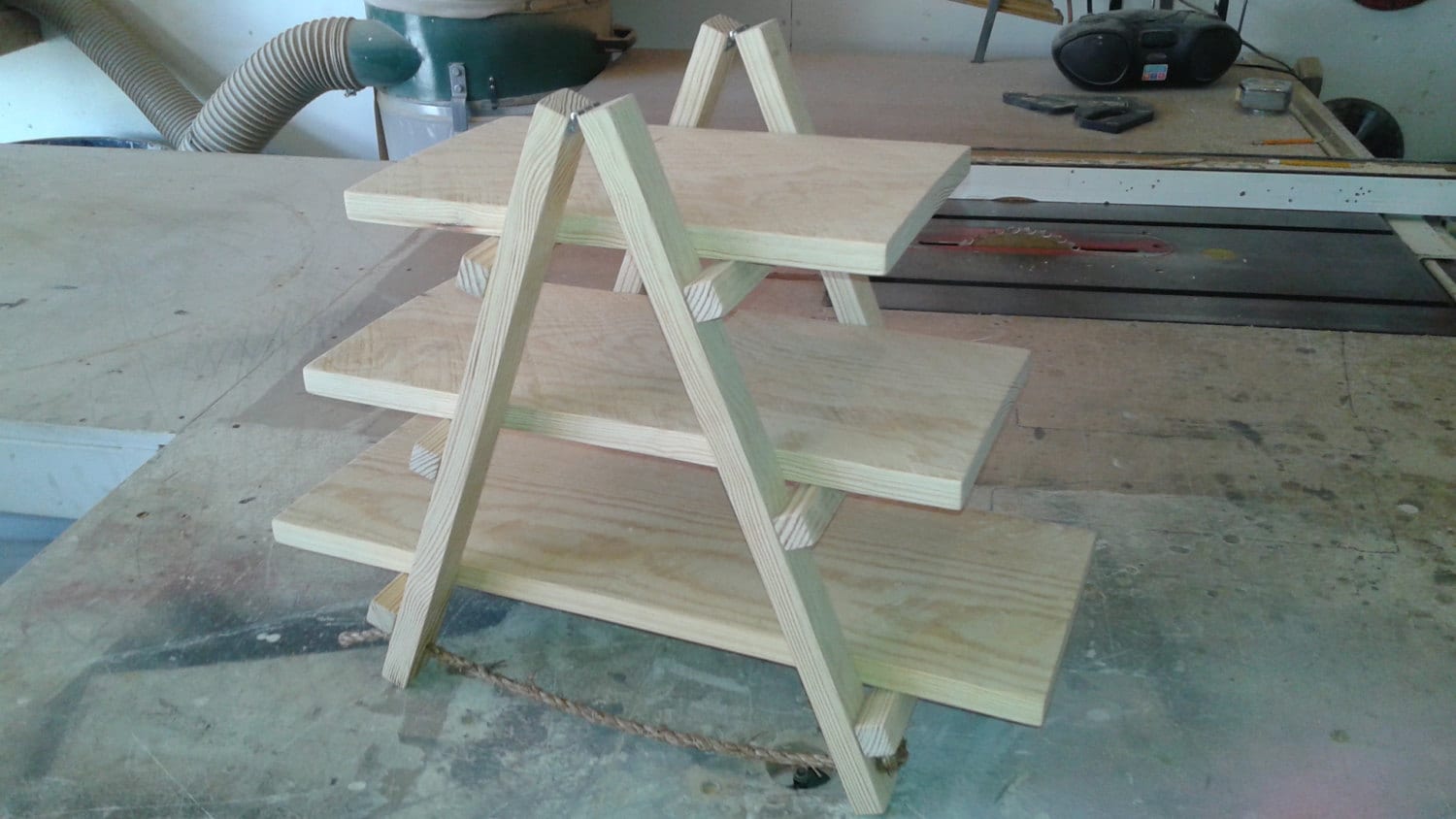 Custom Made Unfinished Small Rustic A Frame Dessert Stand. Use | Etsy