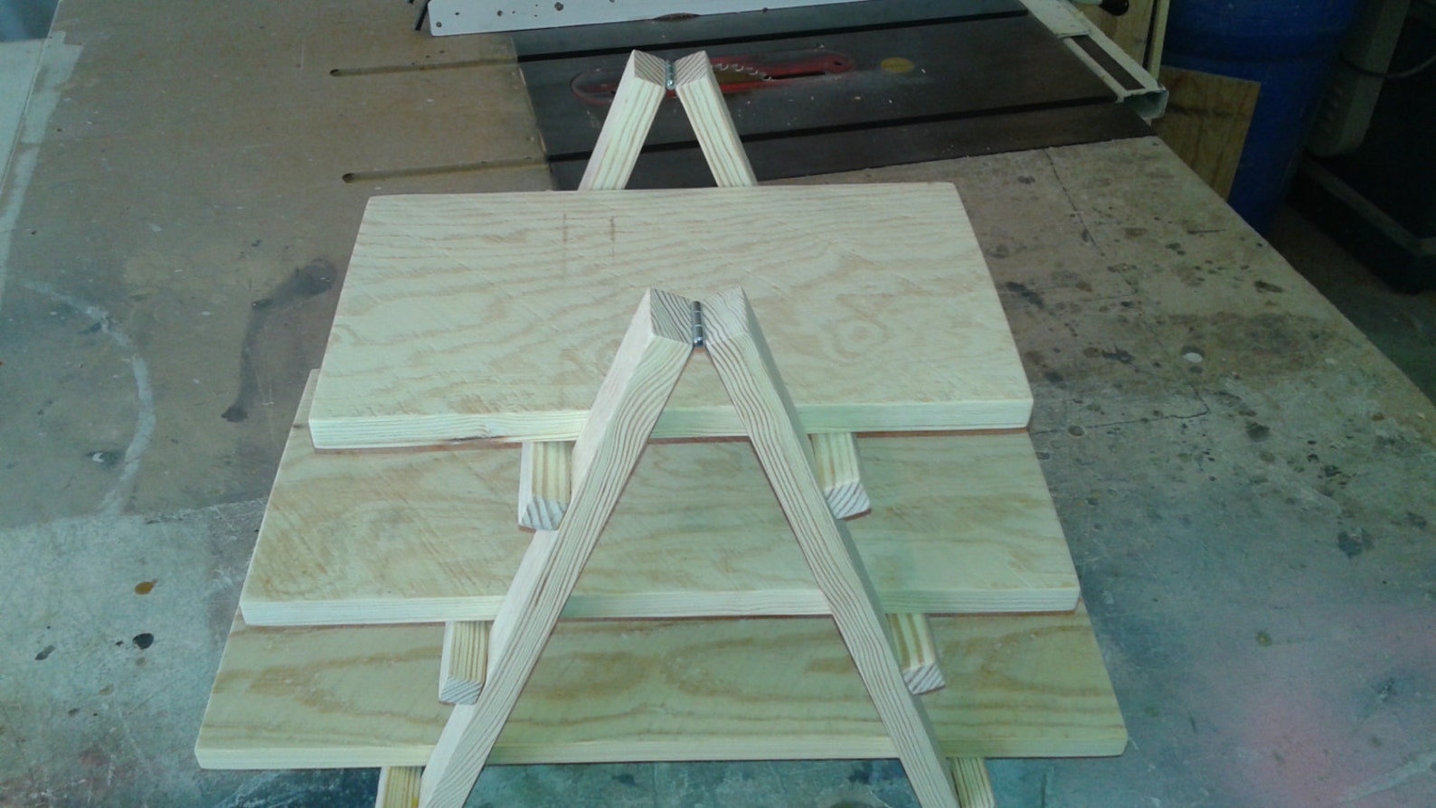 Custom Made Unfinished Small Rustic A Frame Dessert Stand. Use | Etsy