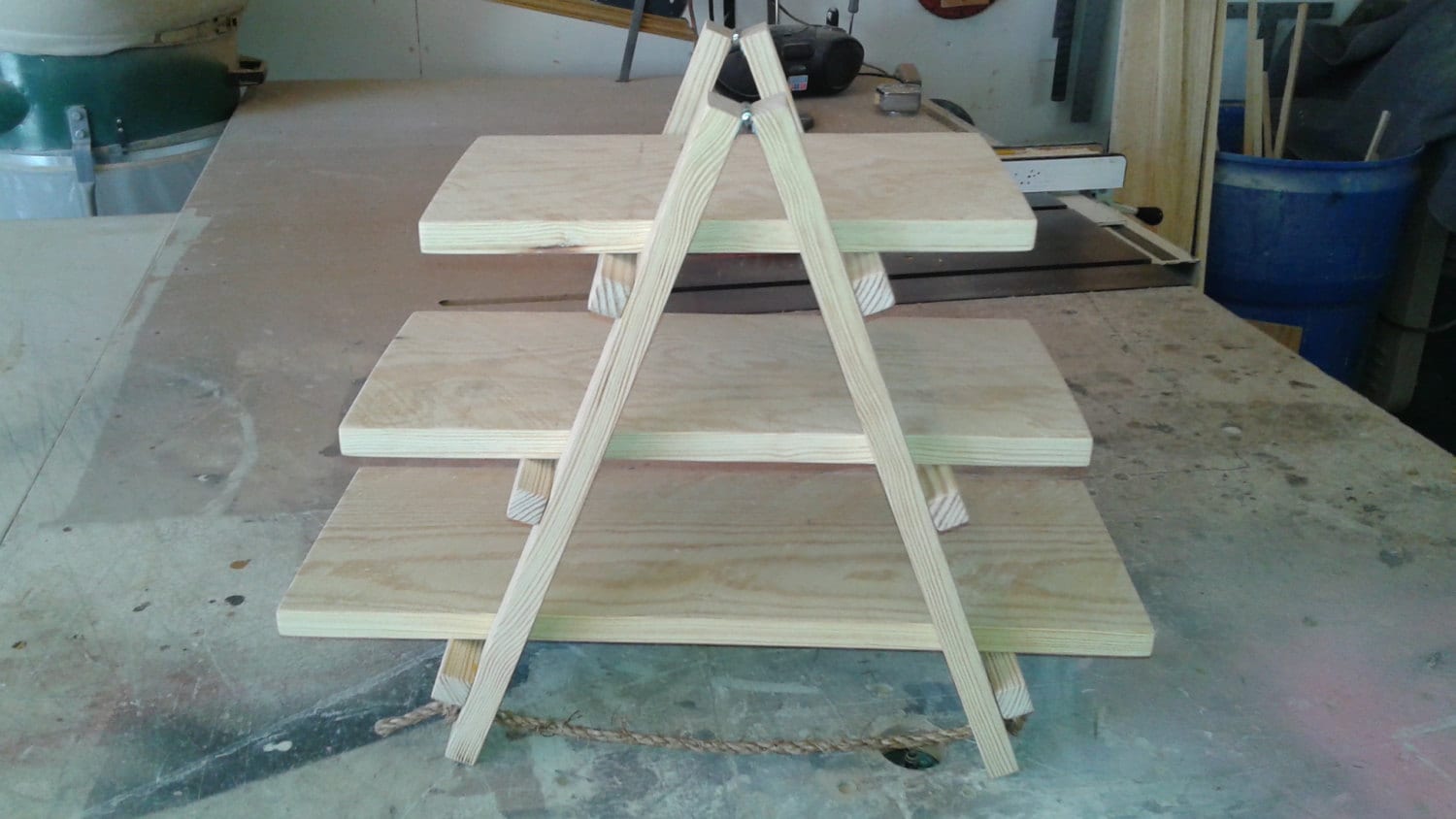 Custom Made Unfinished Small Rustic A Frame Dessert Stand. Use | Etsy