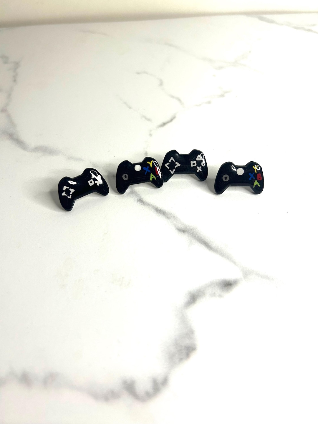 Video Game Controller Polymer Clay Studs - Etsy