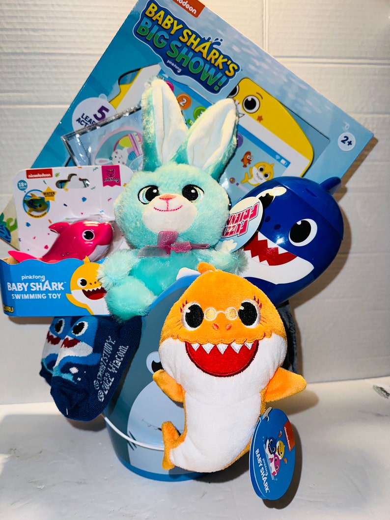 Baby Shark Pre-filled Gift Basket - Etsy
