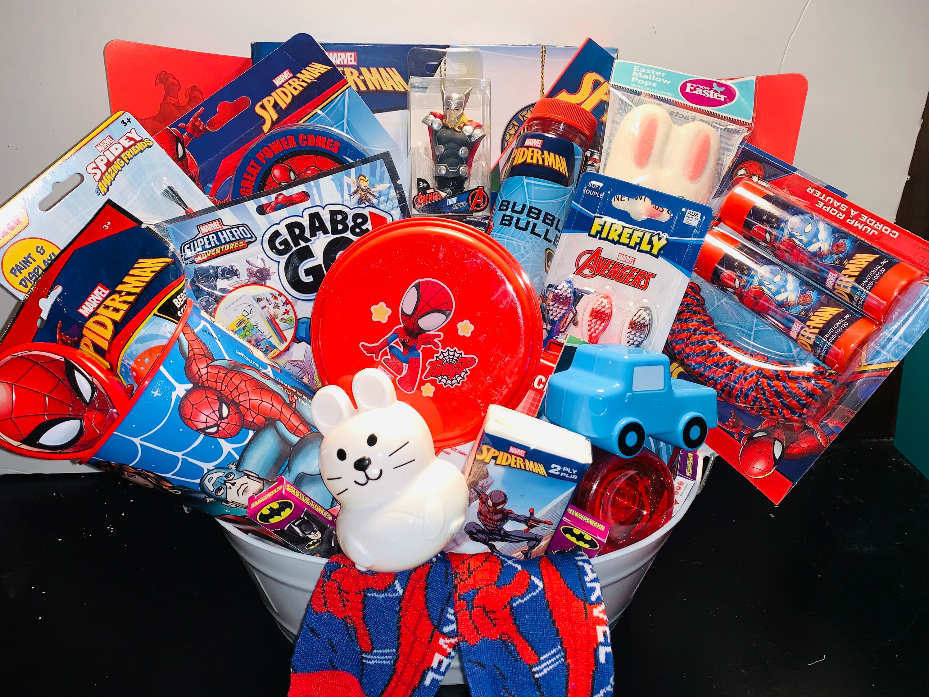 Spider-manpre-filled Gift Basketbirthday-giftholidayeaster - Etsy