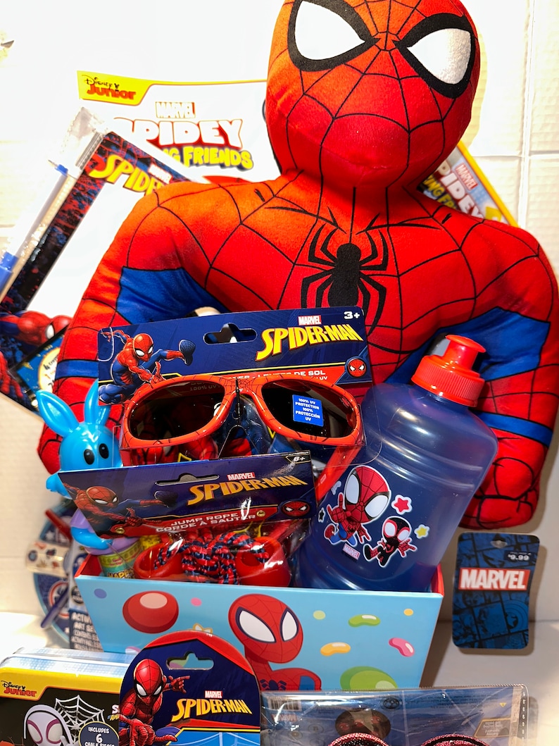 Spiderman Gift Basket - Etsy