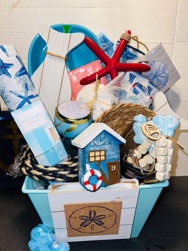 Nautical Gift Basket - Etsy
