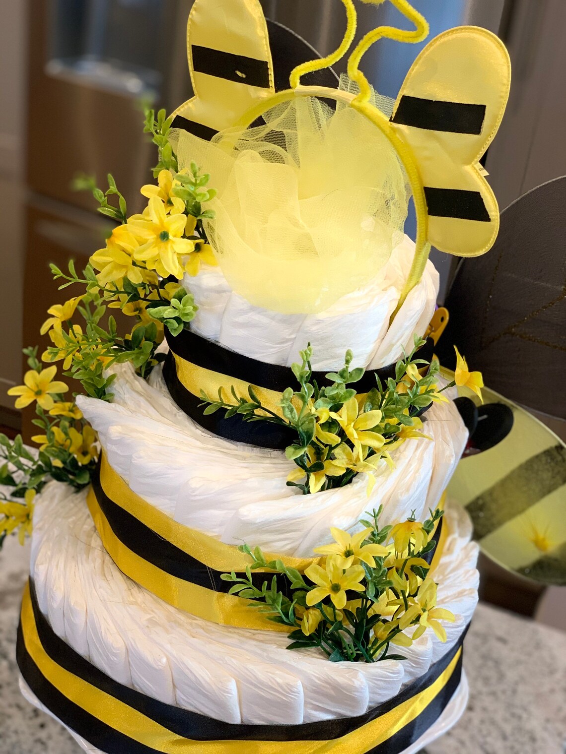 Bumble Bee Diaper Cake - Etsy