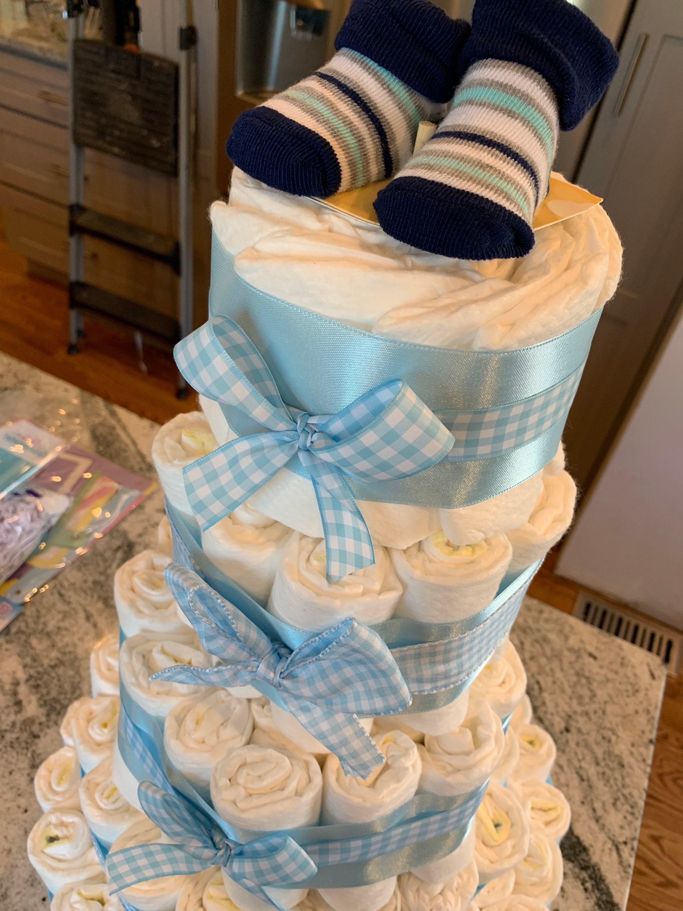Baby Boy Diaper Cake - Etsy