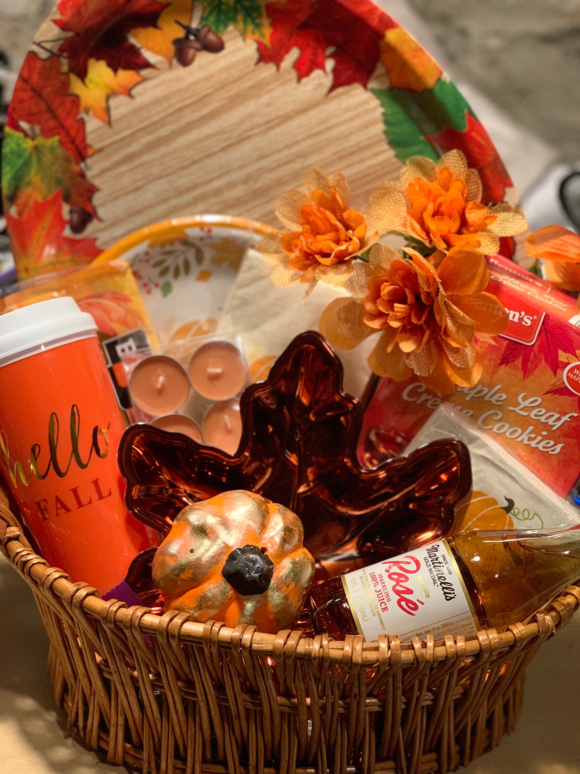Fall/ Give Thanks/ Thanksgiving Gift Basket - Etsy