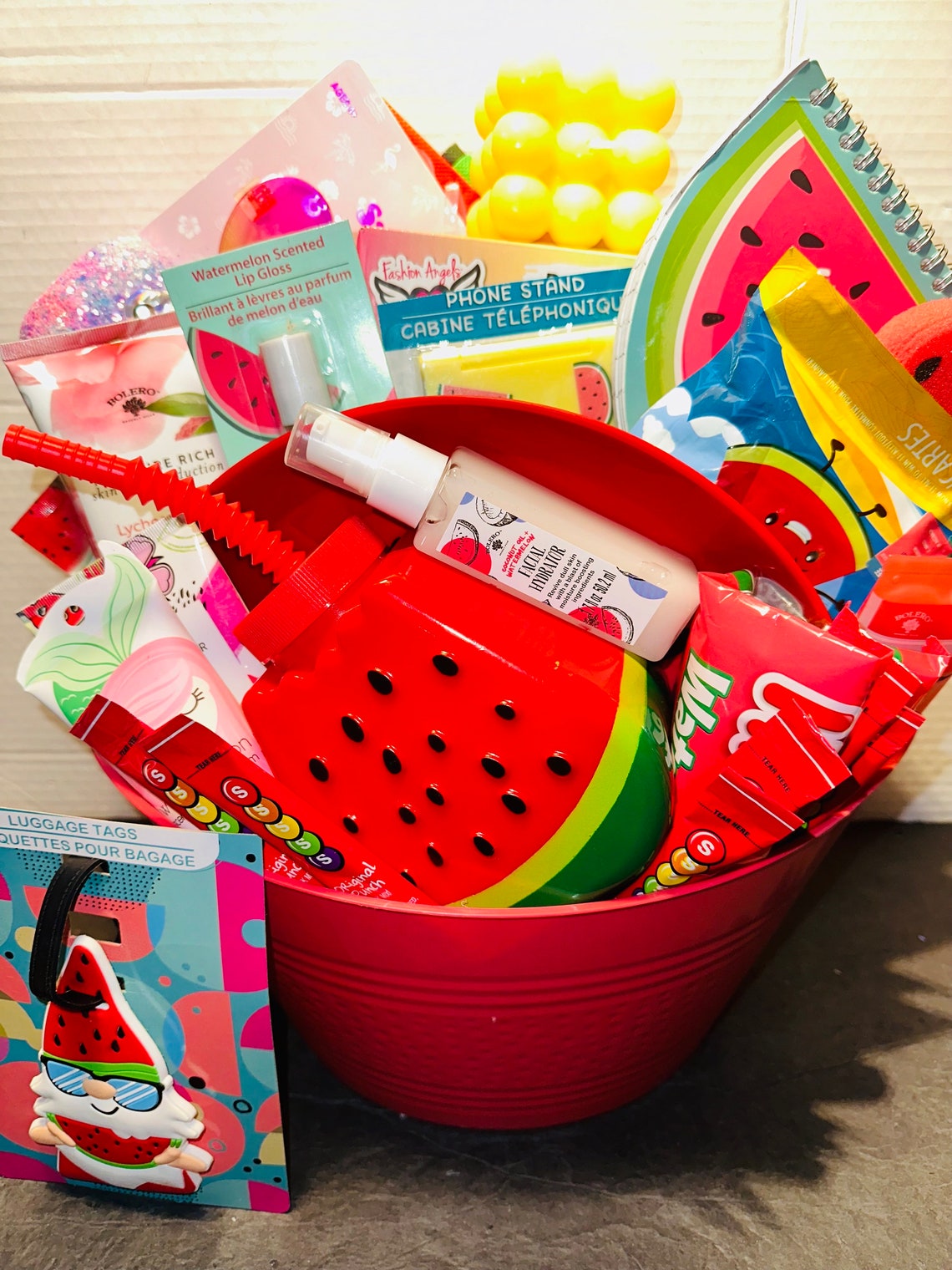 Pre-filled One in Melon Gift Basket#watermelon Theme Gift Basket#mother ...