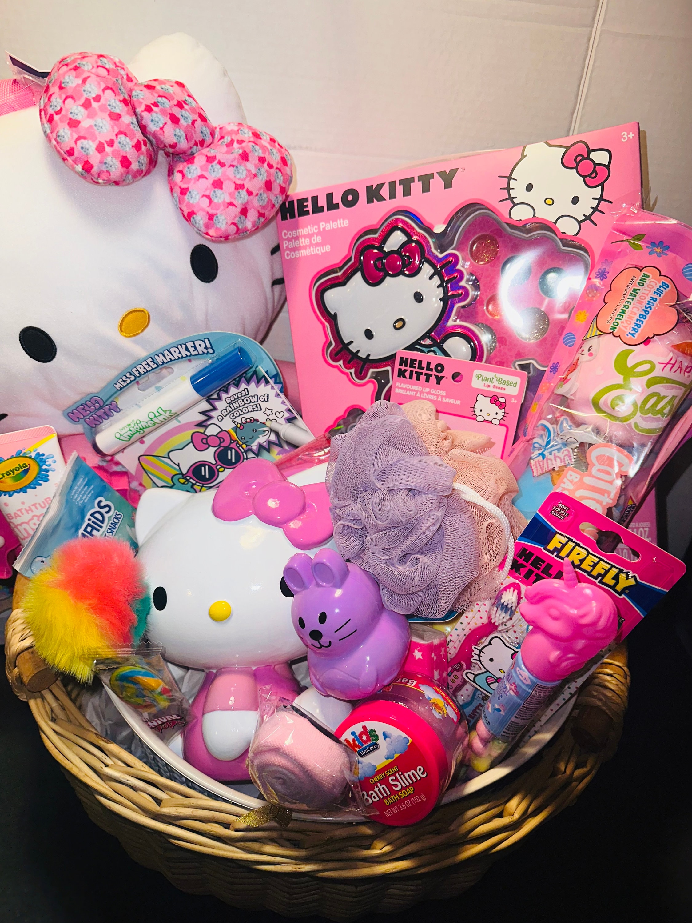 Hello Kitty Pre-filled Gift Basket - Etsy