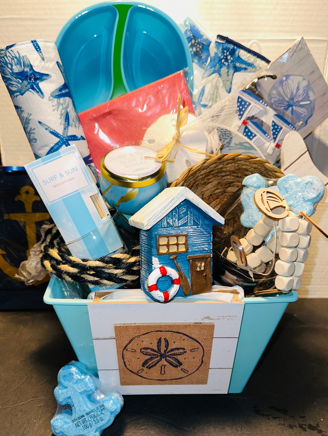 Nautical Gift Basket - Etsy