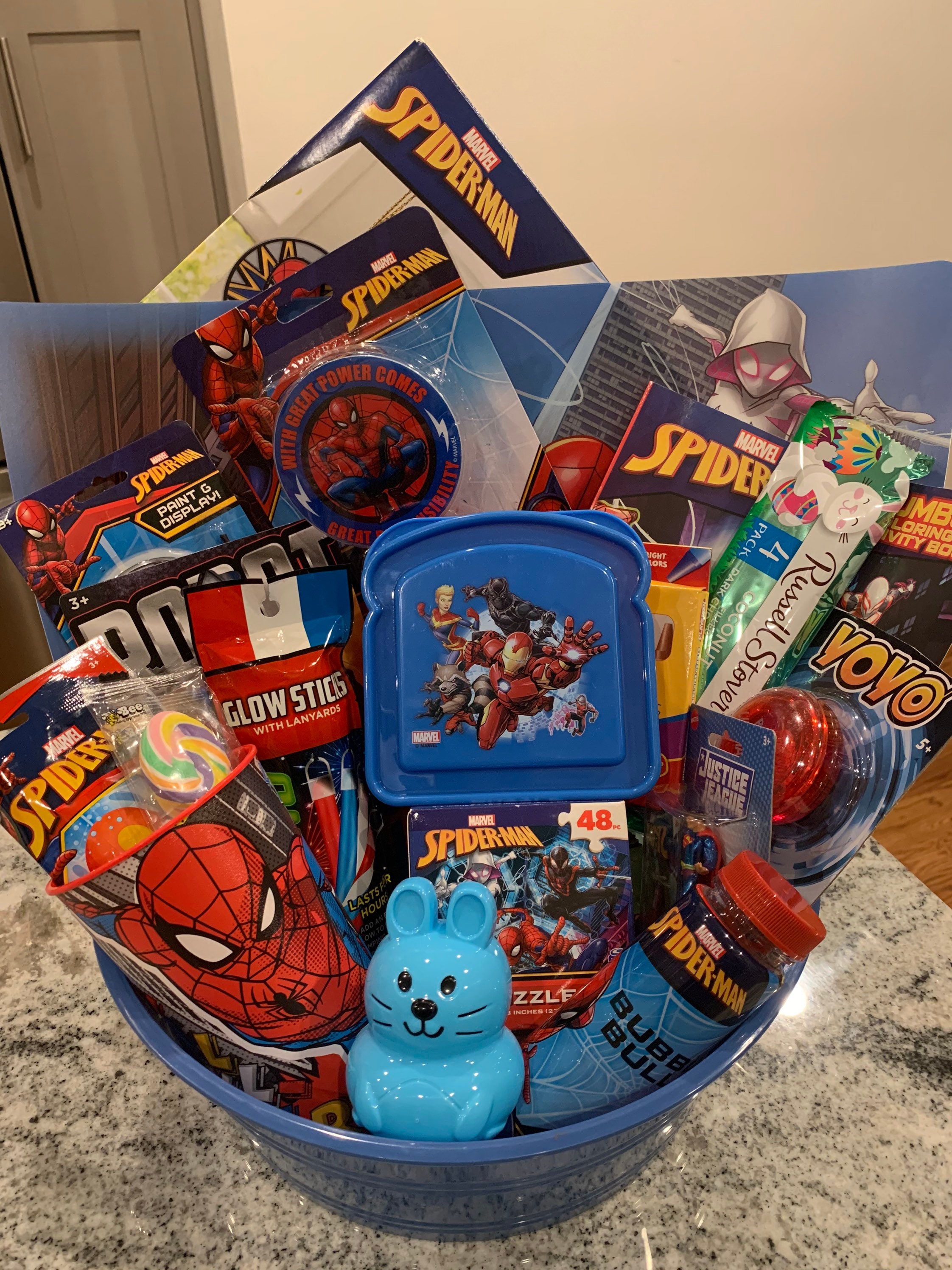 Spider-manpre-filled Gift Basketbirthday-giftholidayeaster - Etsy