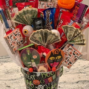 Treats and Candy Bouquet - Halloween - Etsy