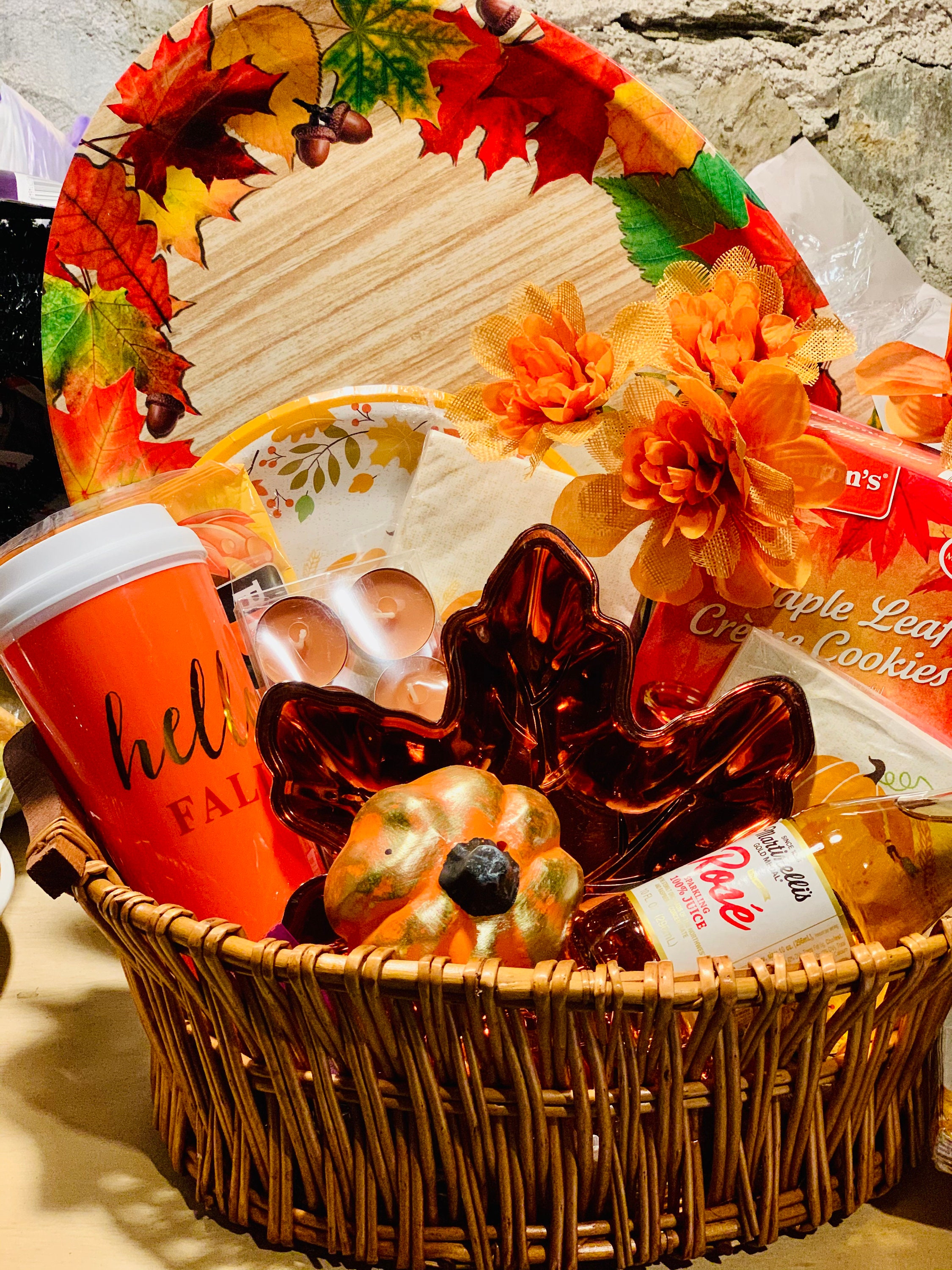 Fall/ Give Thanks/ Thanksgiving Gift Basket - Etsy