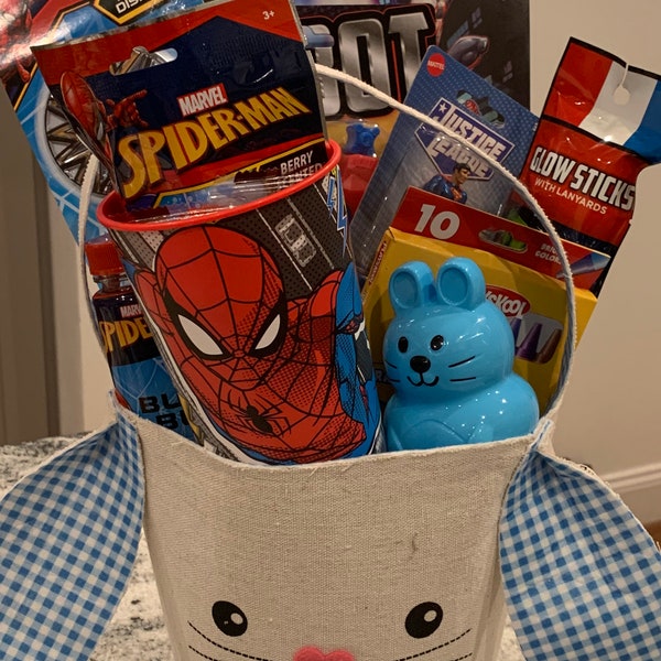 Spider Man Easter Basket - Etsy