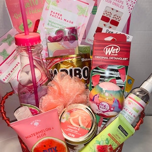 Pre-filled One in Melon Gift Basketwatermelon Theme Gift Basketmothers ...