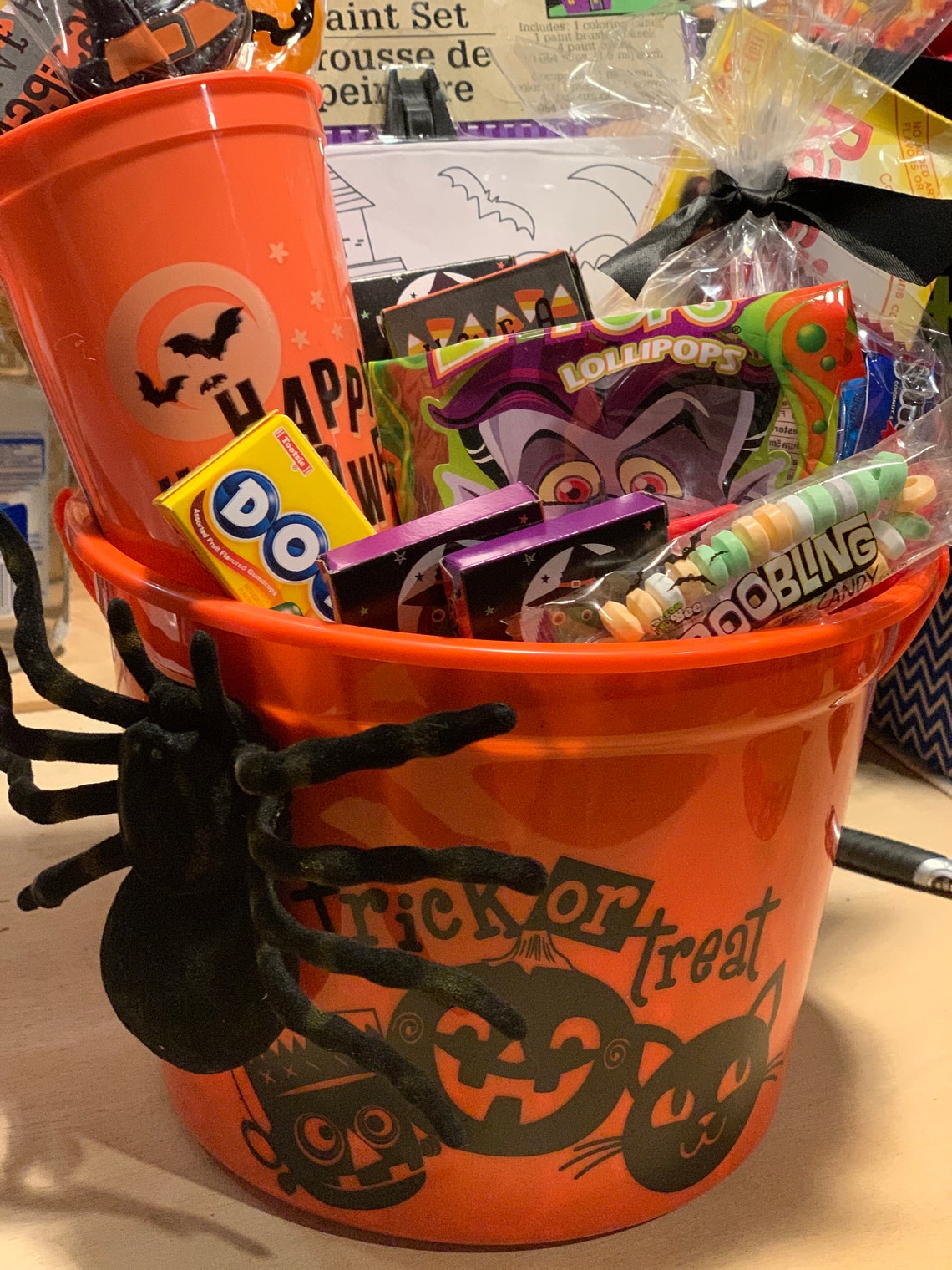 Halloween Kids Gift Basket - Etsy