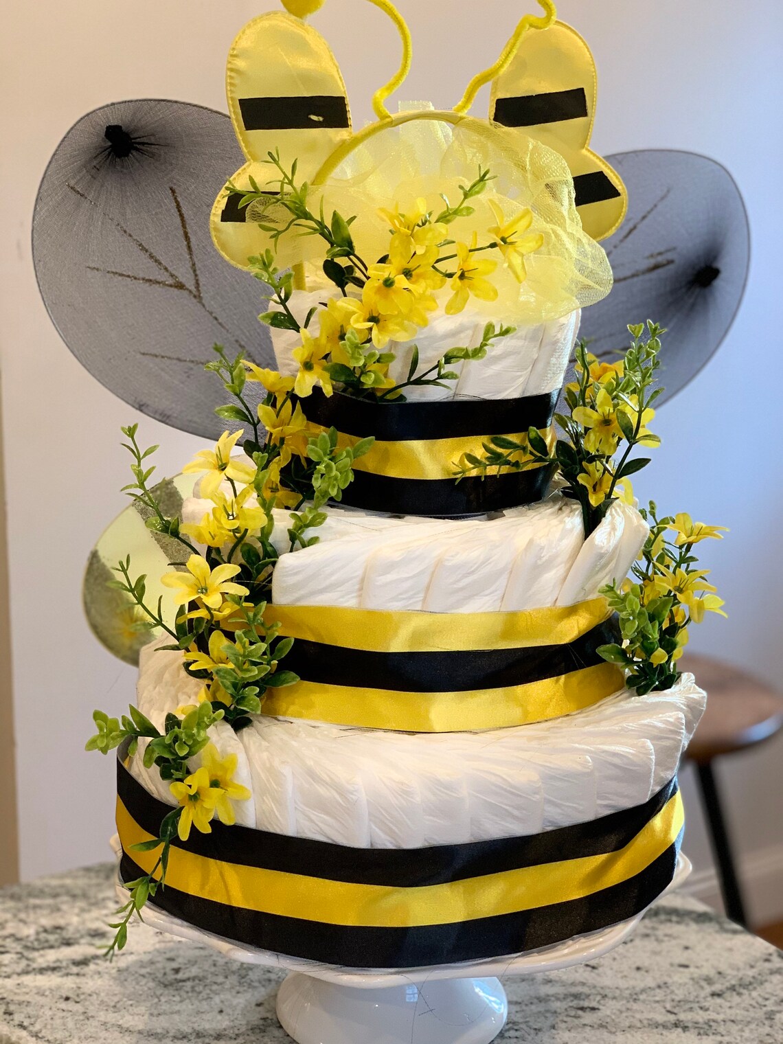 Bumble Bee Diaper Cake - Etsy