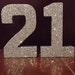 Silver Gold Glitter 21st Birthday-21 Bday-stand up Paper Mache Number ...