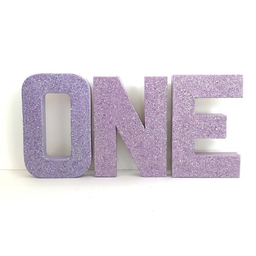 Unicorn One Letters ONE Sign Photo Prop Unicorn Birthday | Etsy