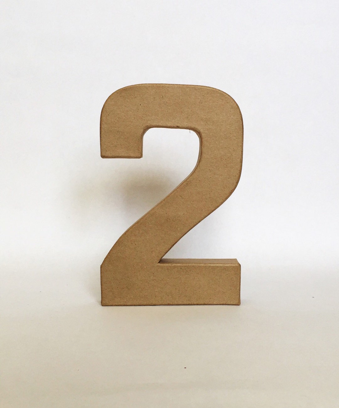 Stand up Paper Mache Number-diy-birthday-wedding-anniversary-engagement ...
