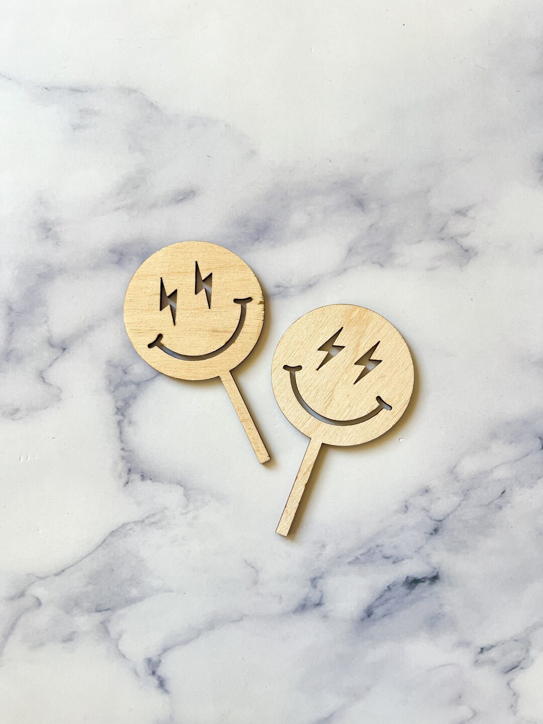 Smiley Face Cupcake Topper-1st First Birthday Party Photo Prop ...