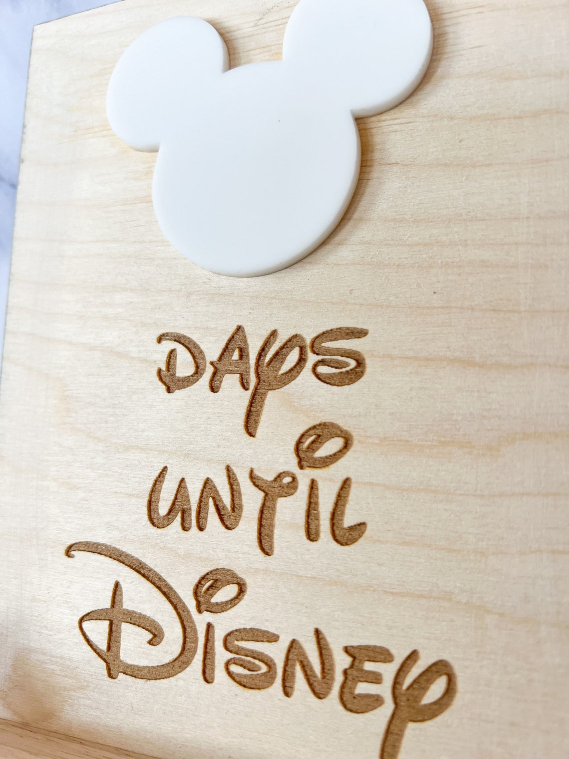 Disney Countdown Wood Sign-disneyland-disney World-cruise-days - Etsy