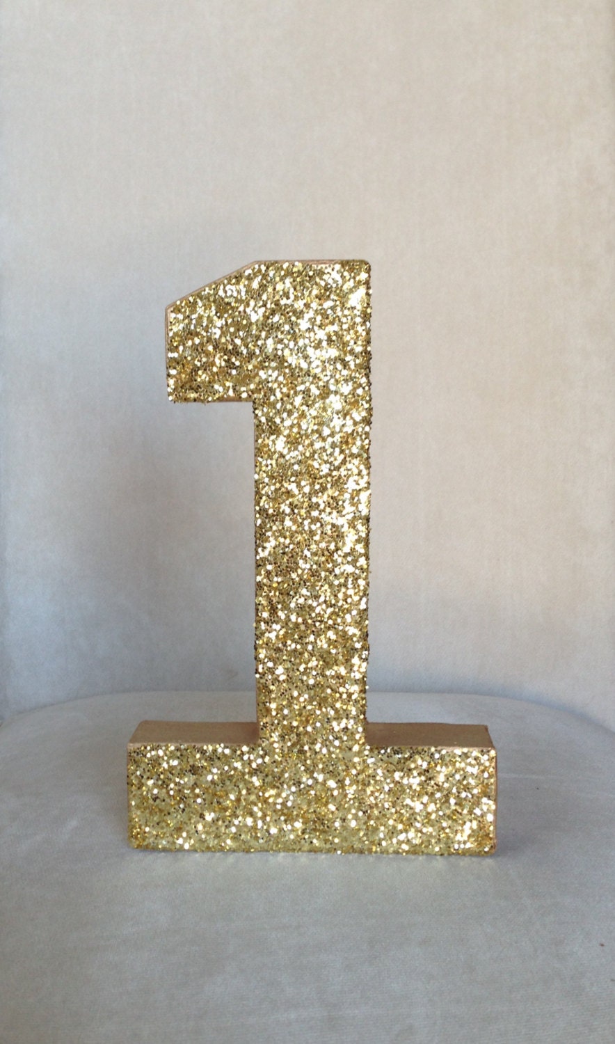 Black Glitter Paper Mache Stand up Number-birthday - Etsy