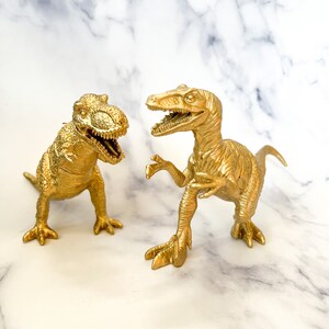 Gold, Silver Metallic Dinosaurs-birthday-wedding-shower-nurser Decor ...