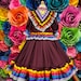 Red Mexican Jalisco Dress: Folklorico Dance Outfit, Size 6 - Etsy