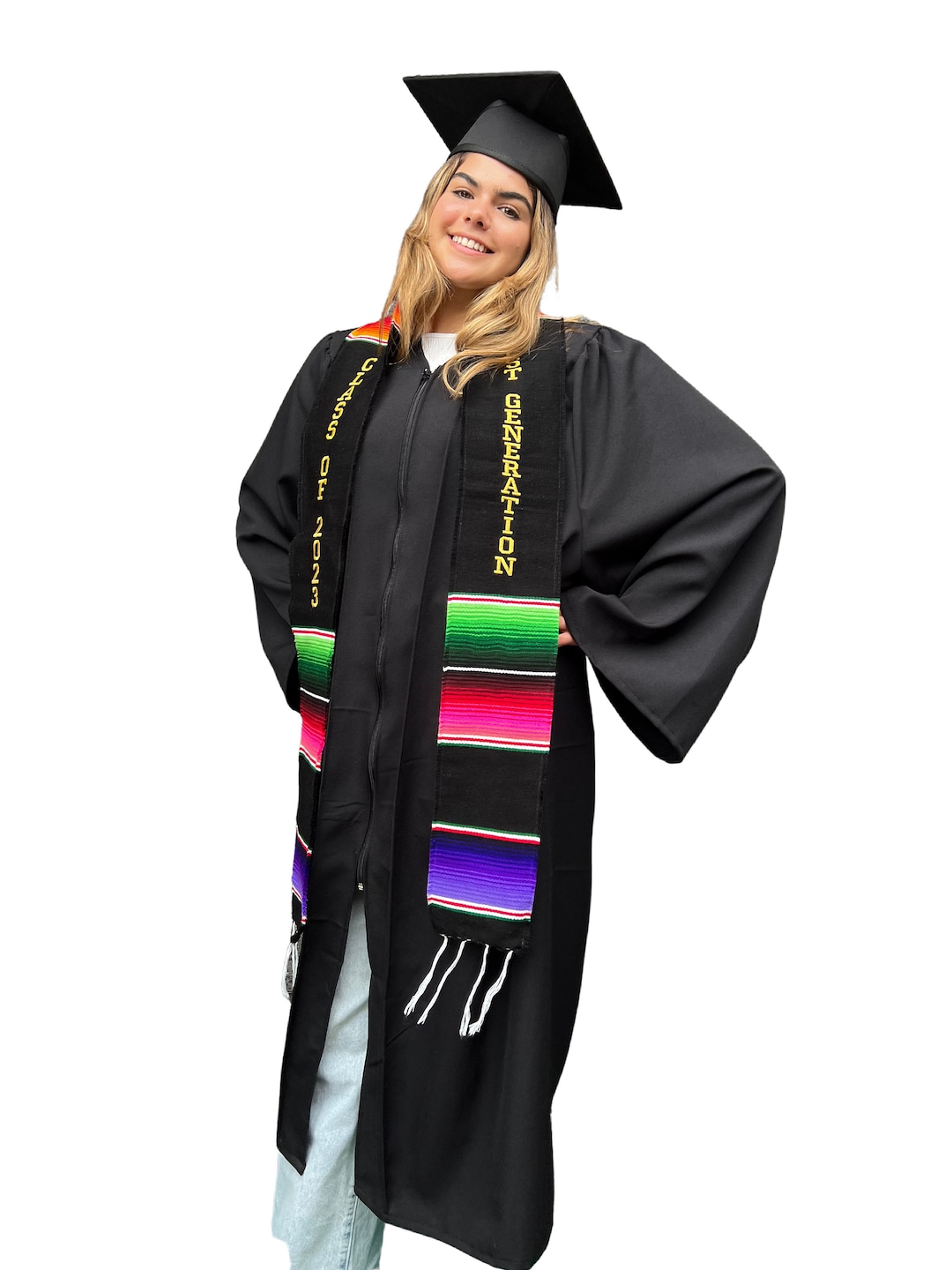 Graduation Class of 2023 FIRST GENERATION Mexican Sash Sarape - Etsy