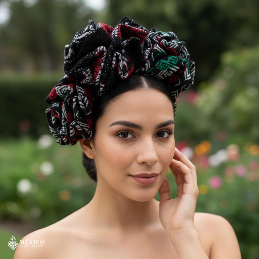 Traditional Mexican Cambaya Headband – Handmade Artisan Diadema - Etsy