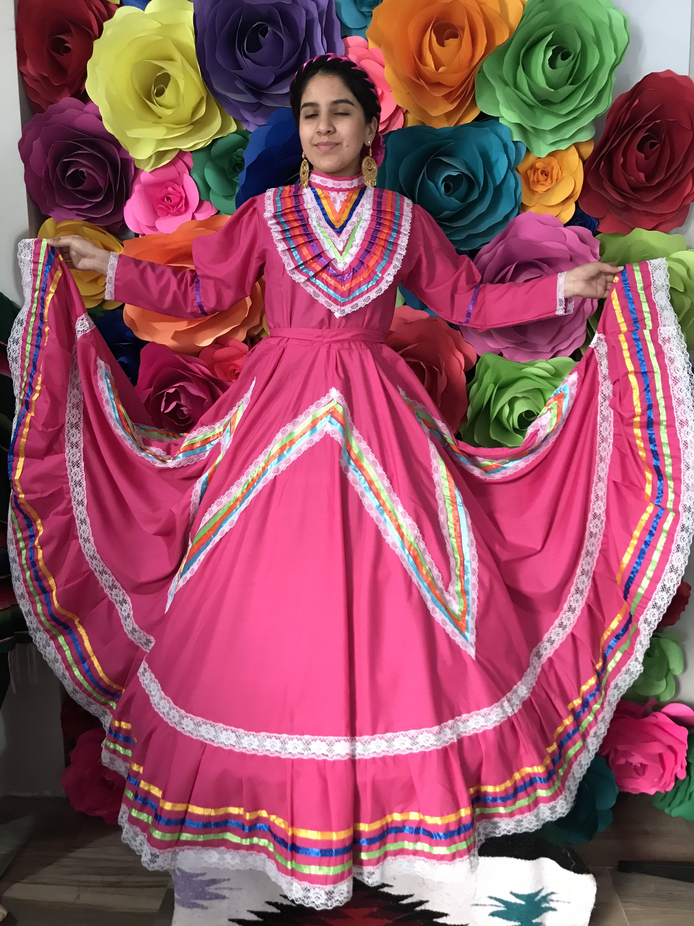 Traditional Mexican Dancing Dress