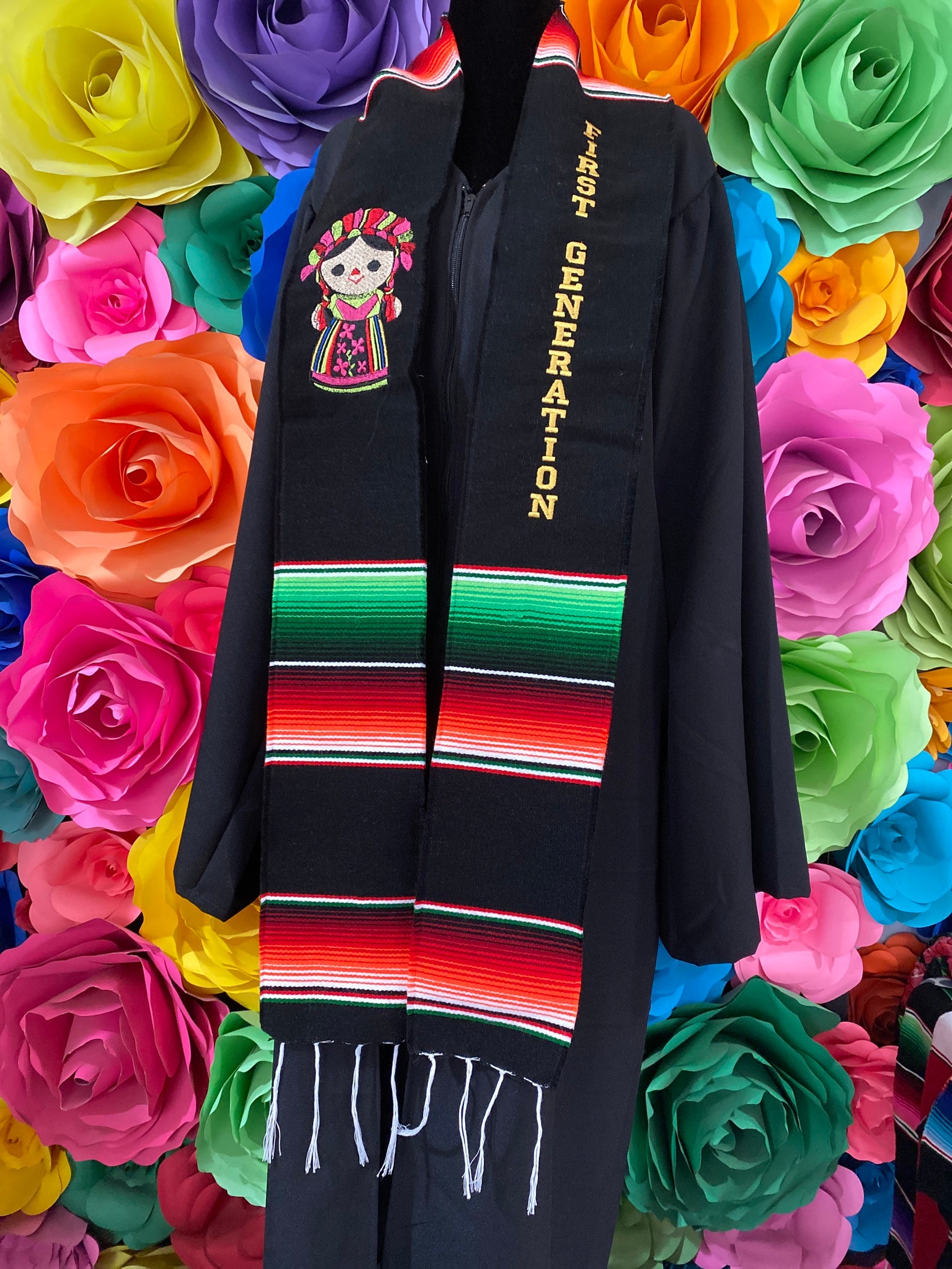 Graduation Écharpe mexicaine étole classe de 2023 Lettres en - Etsy France