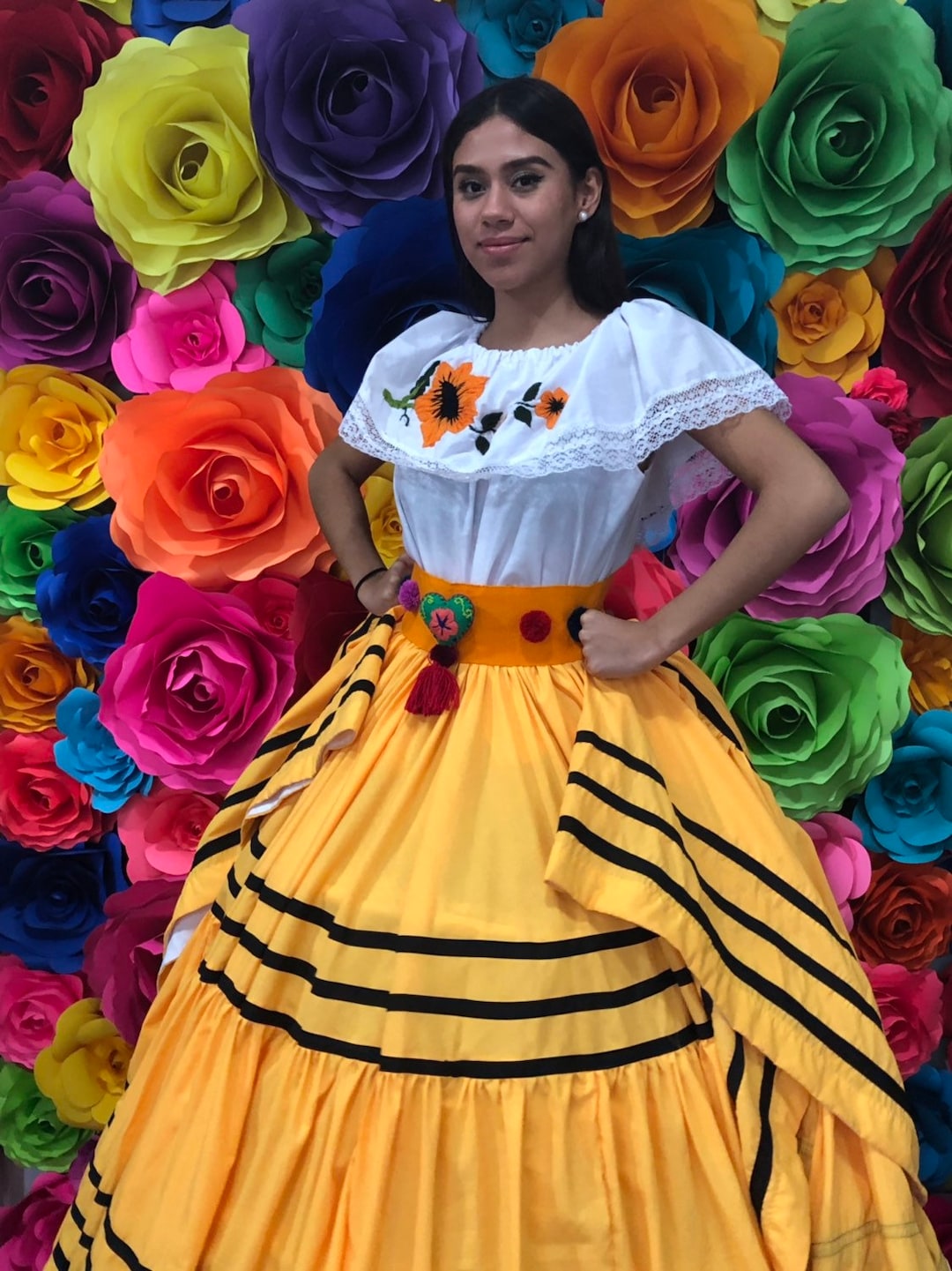 Mexican Ejutla De Crespo Oaxaca Style-womans Mexican Boho Coco Theme ...