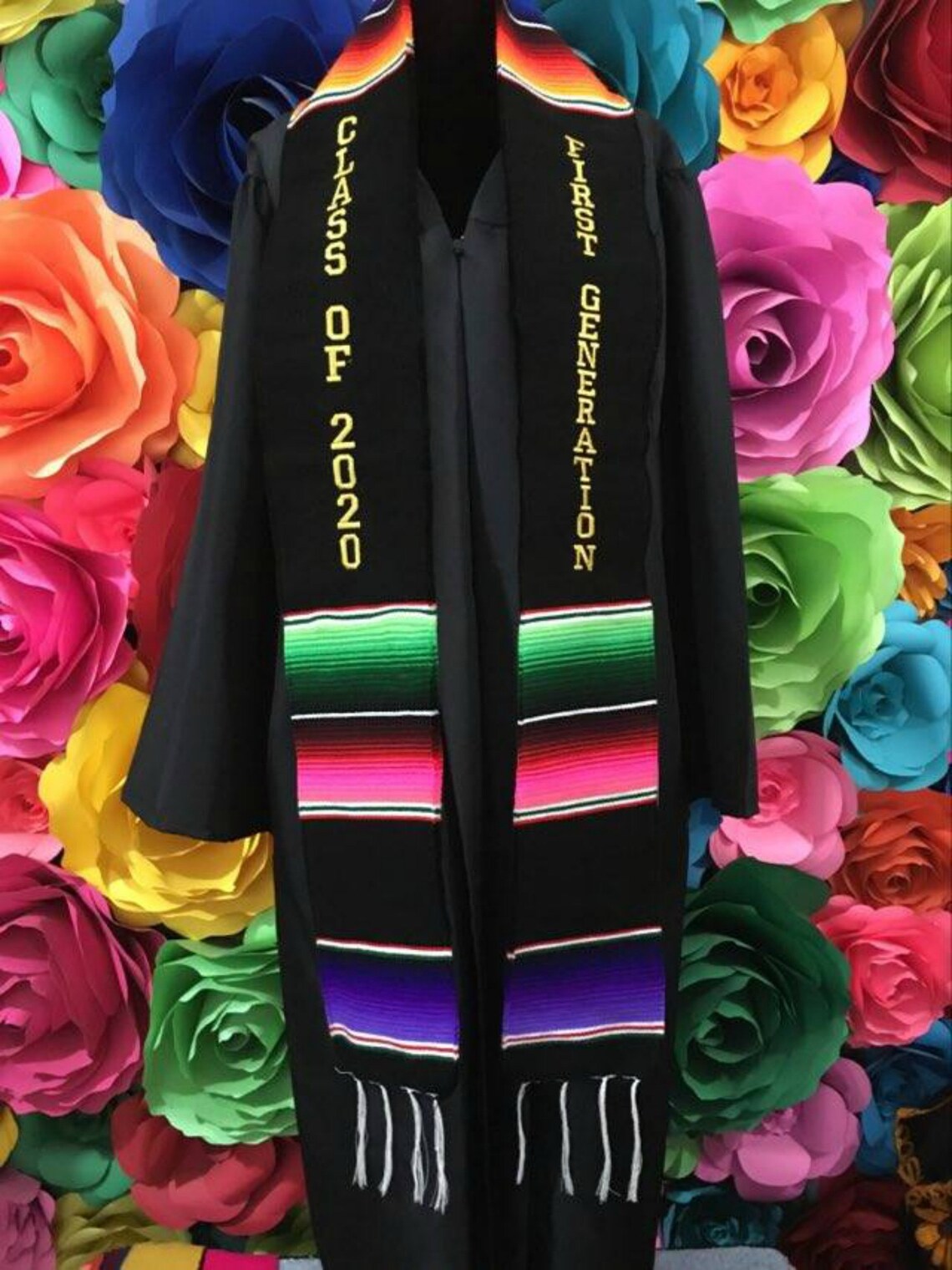 Graduation Class of 2022 FIRST GENERATION Mexican Sash Sarape | Etsy