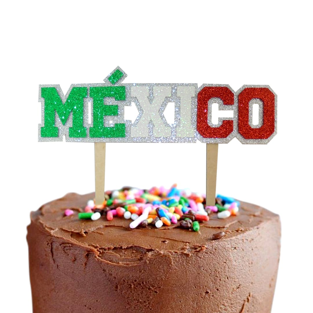 Viva Mexico Cake Topper Personalized Cake Topper Free Shipping - Etsy