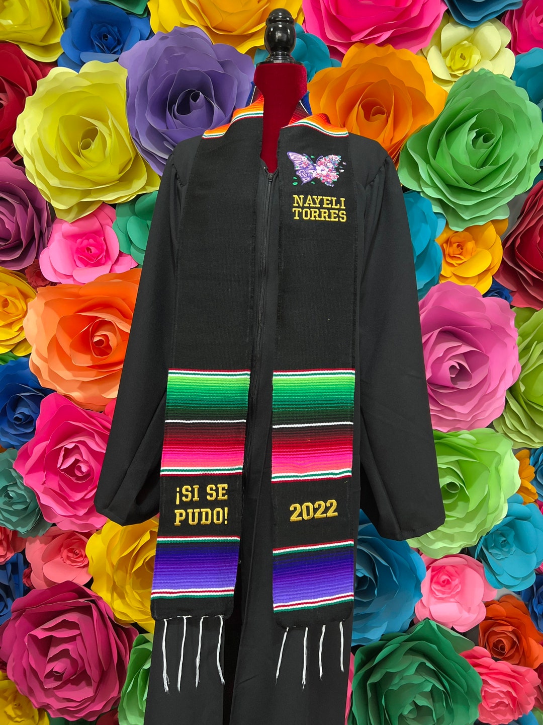 Graduation Class of 2024 Mexican Sash Sarape Zarape Mexico FREE ...