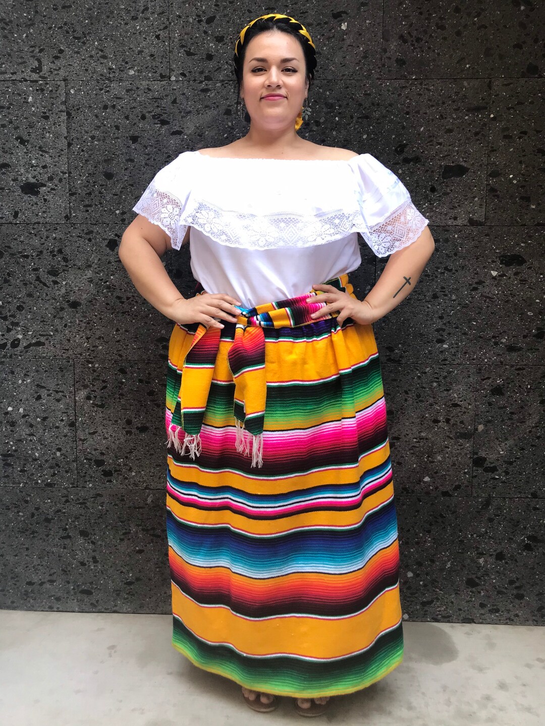 Zarape Sarape Set One Size WOMANS Handmade Beautiful Style - Etsy