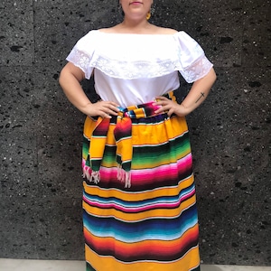 Zarape Sarape Set One Size WOMANS Handmade Beautiful Style - Etsy