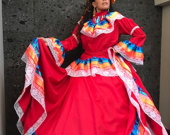 Black Jalisco Dress - Etsy