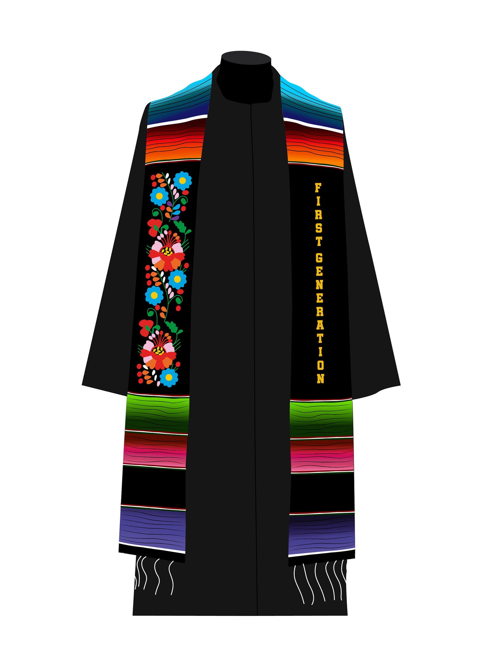 Mexican Graduation Zarape Sarape Stole Sash Gift Mexican - Etsy