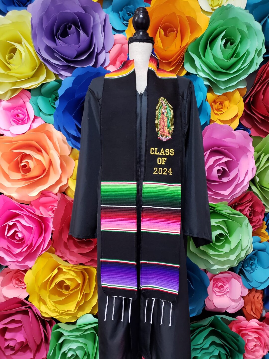 Graduation Class of 2024 Sarape Zarape School Logo Embroidery ...
